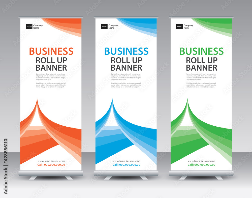 Business Roll Up banner design, Roll Up Banner template, Sale banner ...