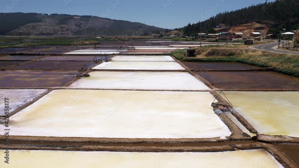 Salt pools, sustainable and natural ecological process of sea salt ...