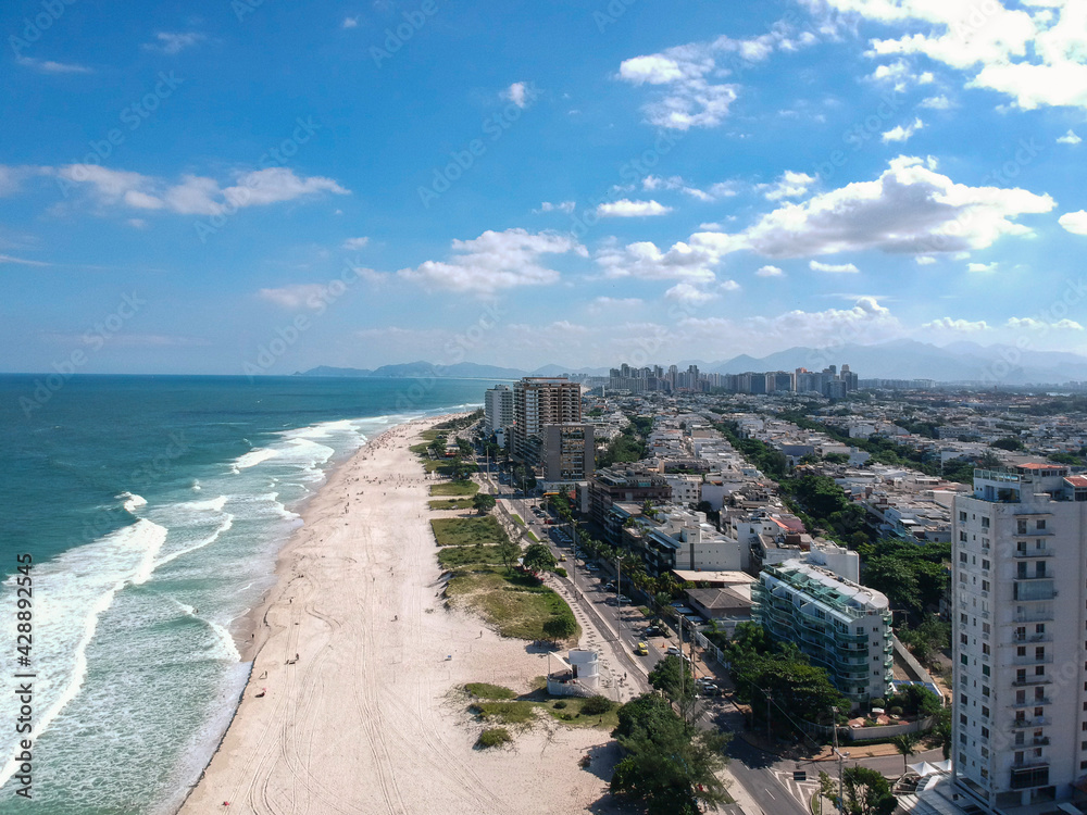Brazilian Coast in Recreio dos Bandeirantes Stock Photo | Adobe Stock