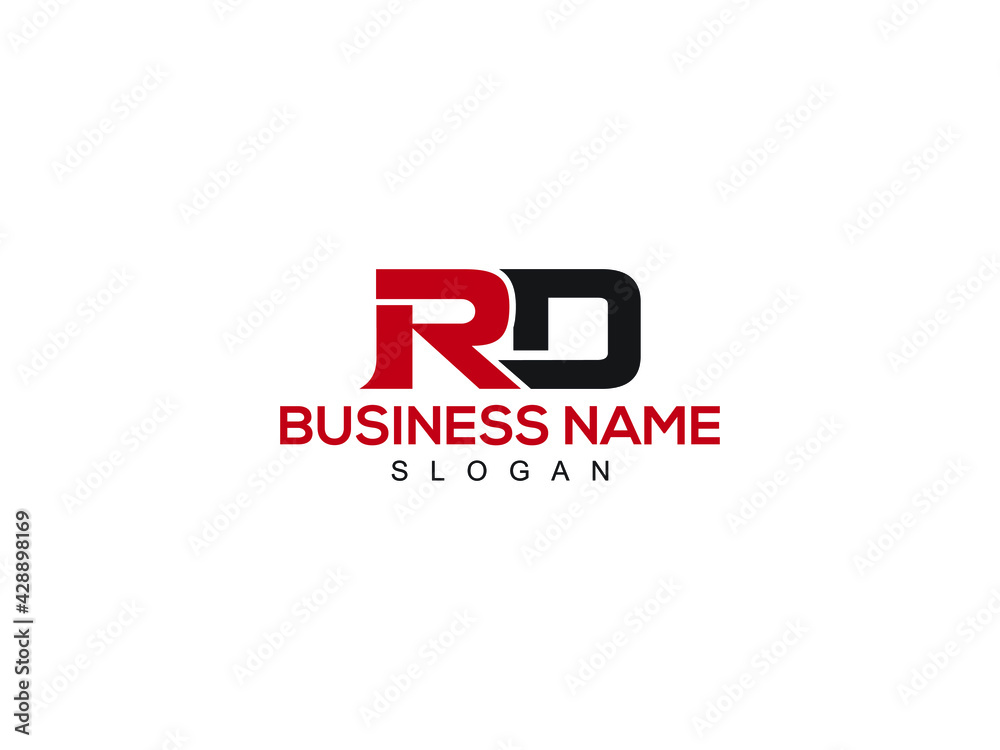 RD Letter Logo, rd logo icon vector for business Stock Vector | Adobe Stock