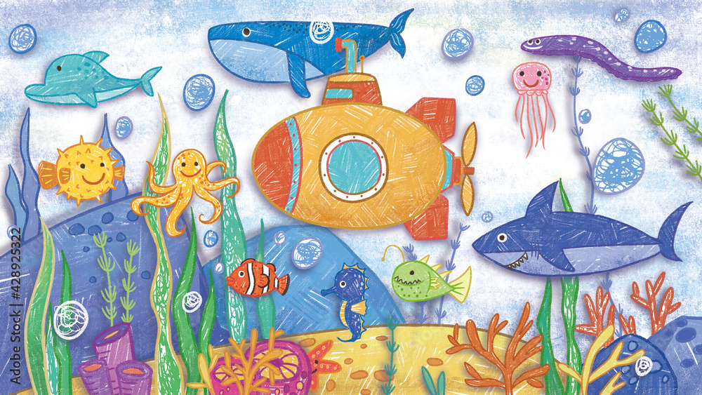 Under The Sea Drawings