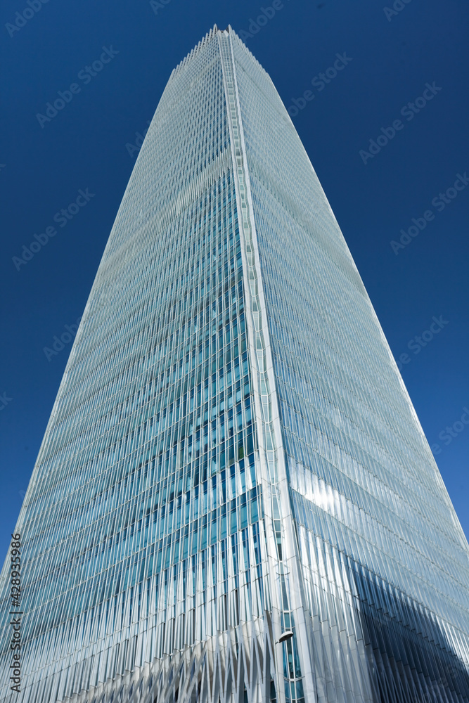 BEIJING – SEPT. 29, 2011. China World Trade Center Tower 3 is a ...