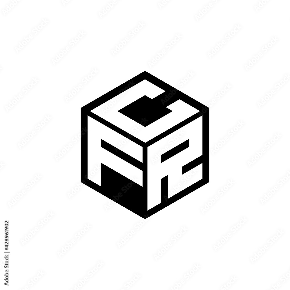 FRC letter logo design with white background in illustrator, vector ...