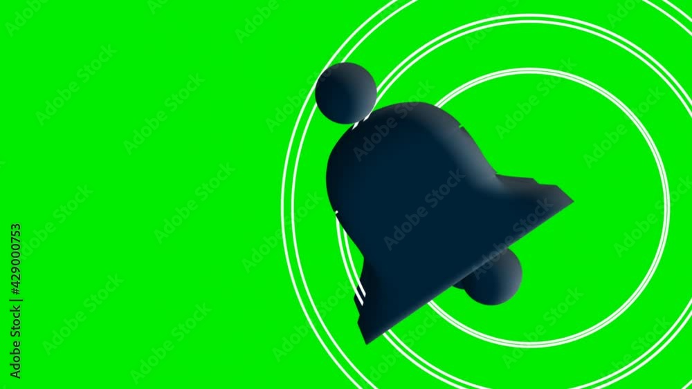 ANIMATED CHURCH BELL Animated church bells ringing.Green screen/alpha ...
