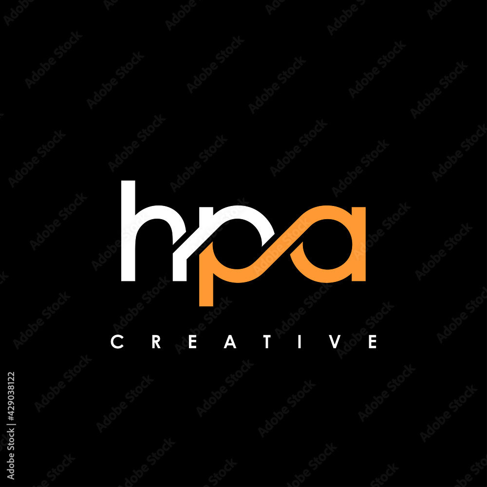 HPA Letter Initial Logo Design Template Vector Illustration Stock ...