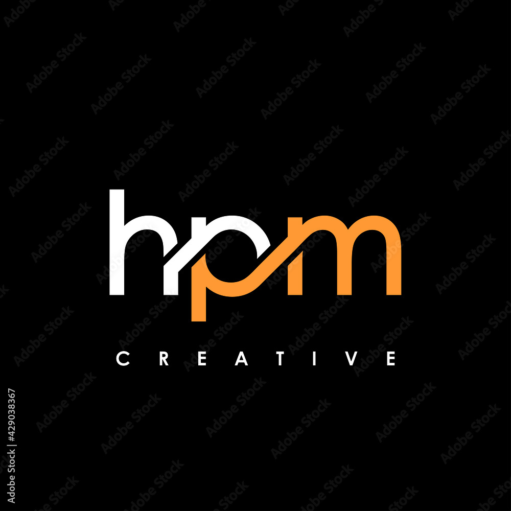 HPM Letter Initial Logo Design Template Vector Illustration Stock ...