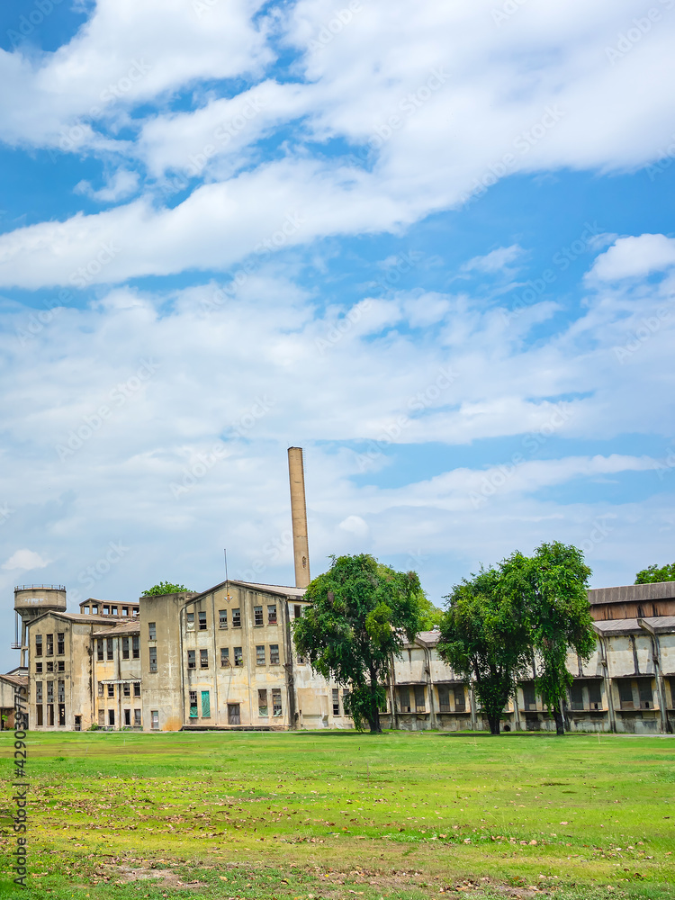 The old paper mill used to produce paper and banknotes during World War ...