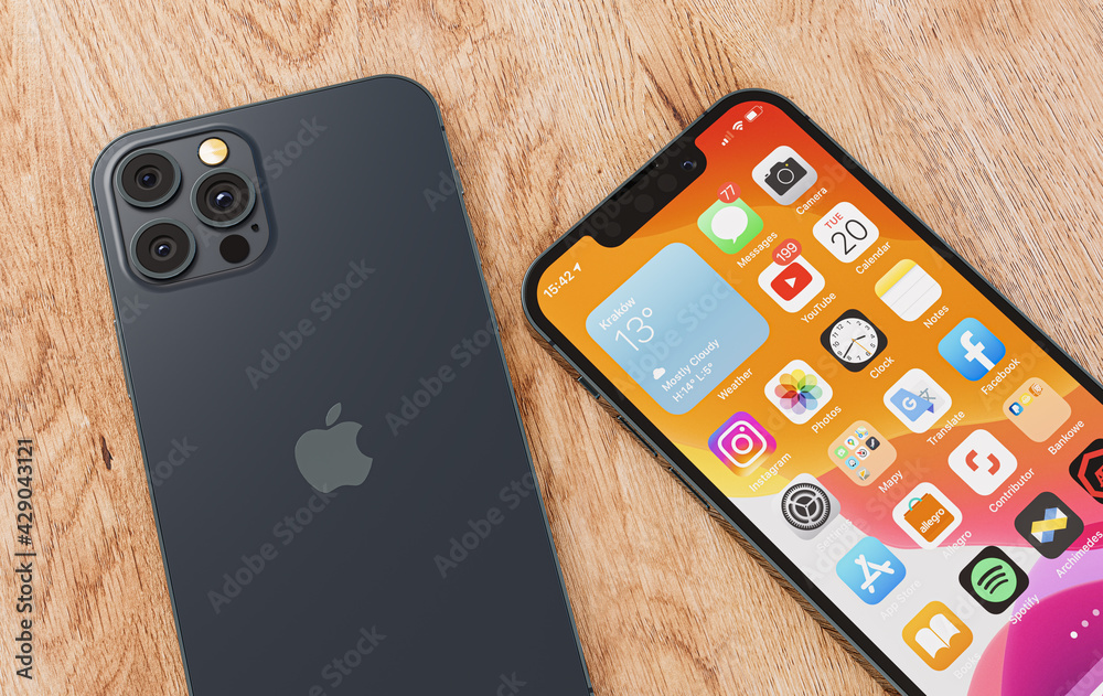 iPhone 13 Pro photorealistic render based on recent leaks. Illustration ...
