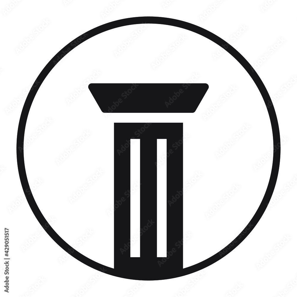 pillar icons . pillar pack symbol vector elements for infographic web ...