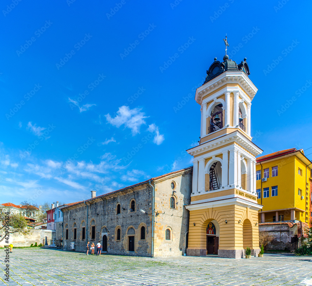 The Holy Assumption Cathedral (Uspenie Bogorodichno church) with ...