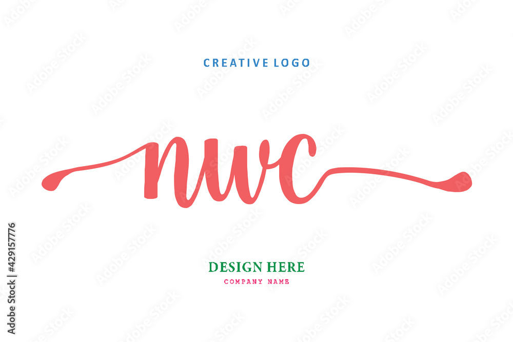 NWC lettering logo is simple, easy to understand and authoritative ...