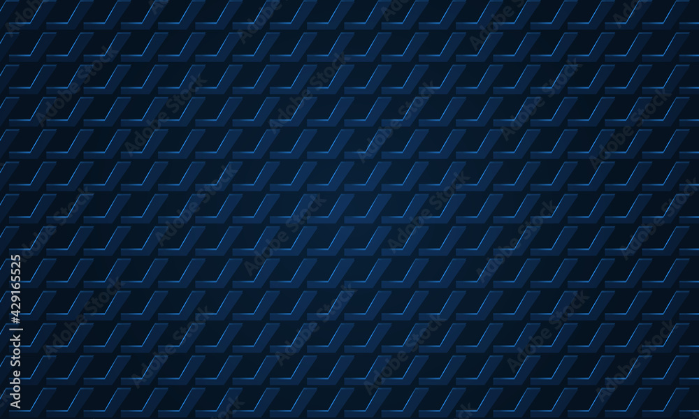 Dark textured navy blue 3d background. Dark metal texture steel three ...