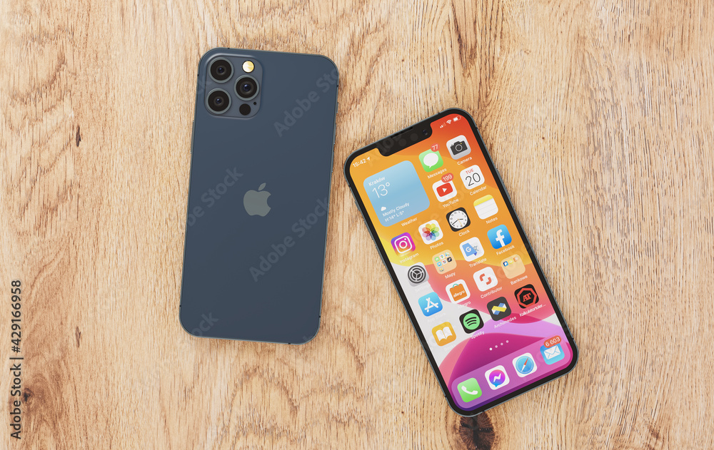 iPhone 13 Pro photorealistic render based on recent leaks. Illustration ...