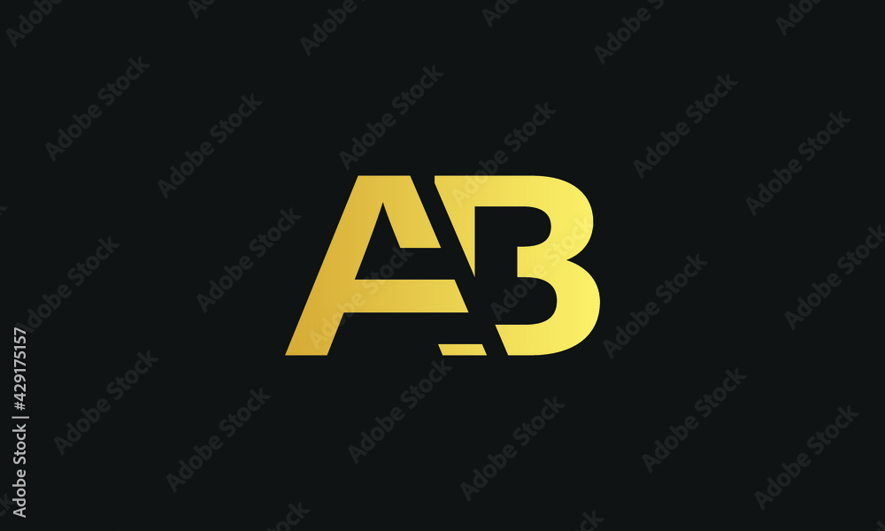 AB, BA, AB letter logo alphabet monogram icon symbol Stock Vector ...