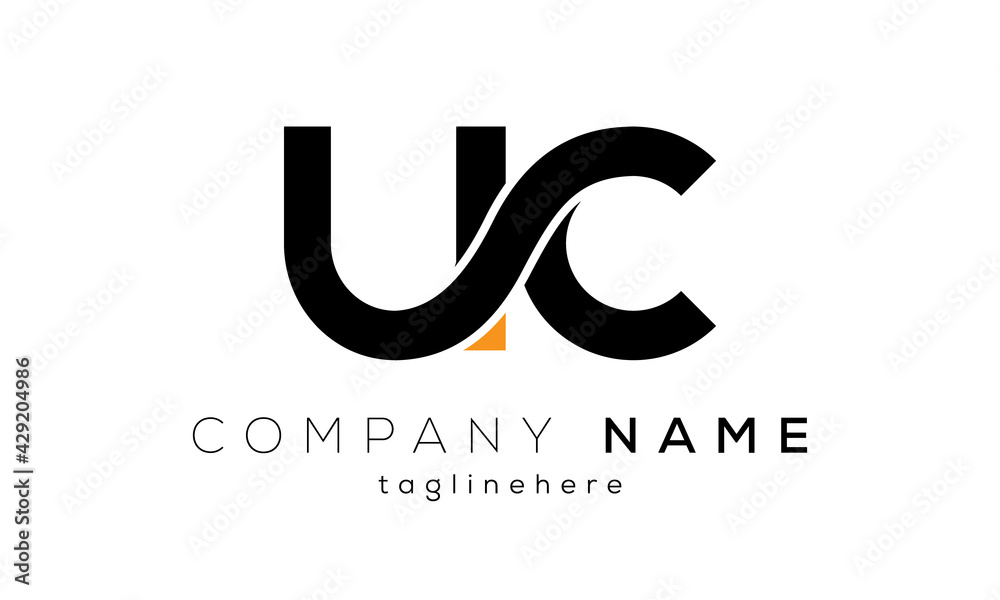 Letter UC creative logo design vector Stock Vector | Adobe Stock