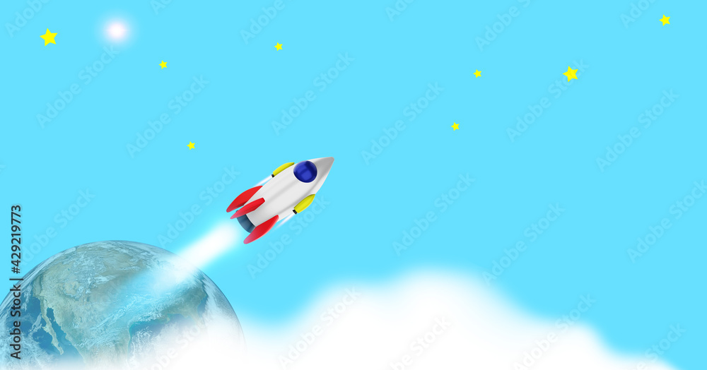 Nasa Launch Rendering