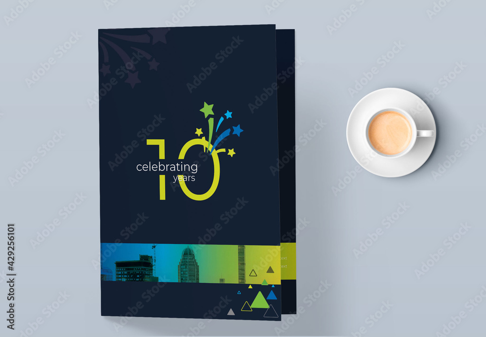 Corporate Invitation Card Design Layout Stock Template | Adobe Stock