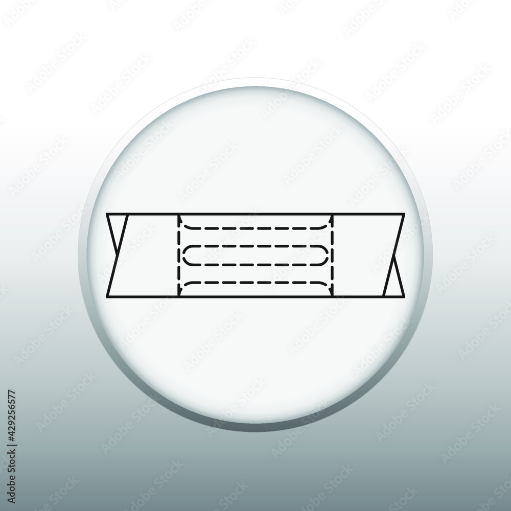 Symbol of Duct Silencer Vector illustration symbol of Mechanical System ...