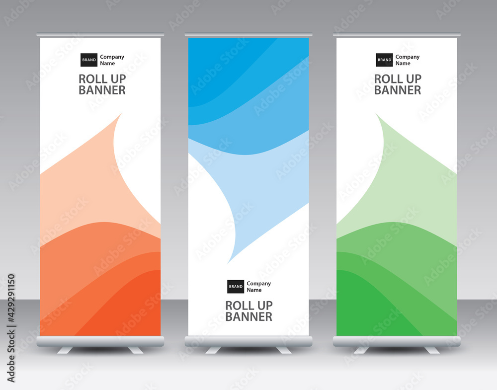 Business Roll Up banner design, Roll Up Banner template, Sale banner ...