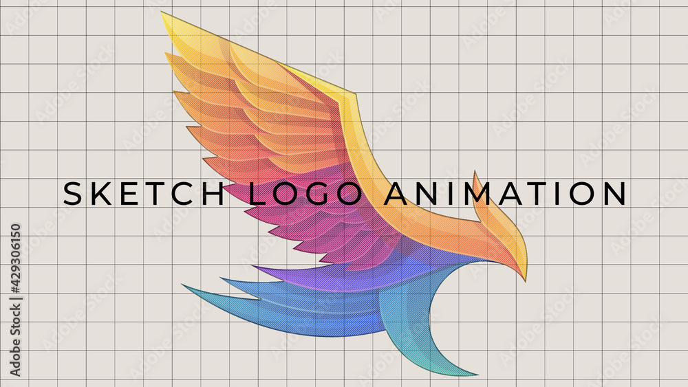 Sketch Logo Animation Stock Template | Adobe Stock