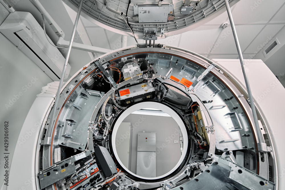 MRI - Magnetic resonance imaging scan device in Hospital. Medical ...