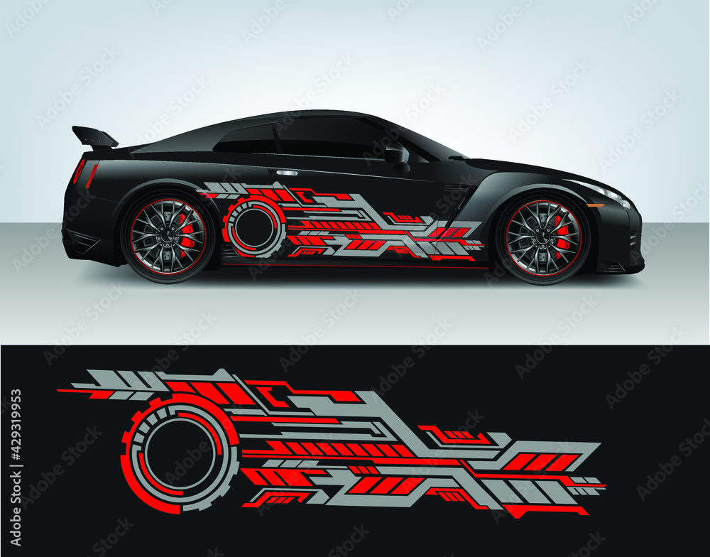 Vinyl sticker Decals set for Car truck mini bus modify Motorcycle ...