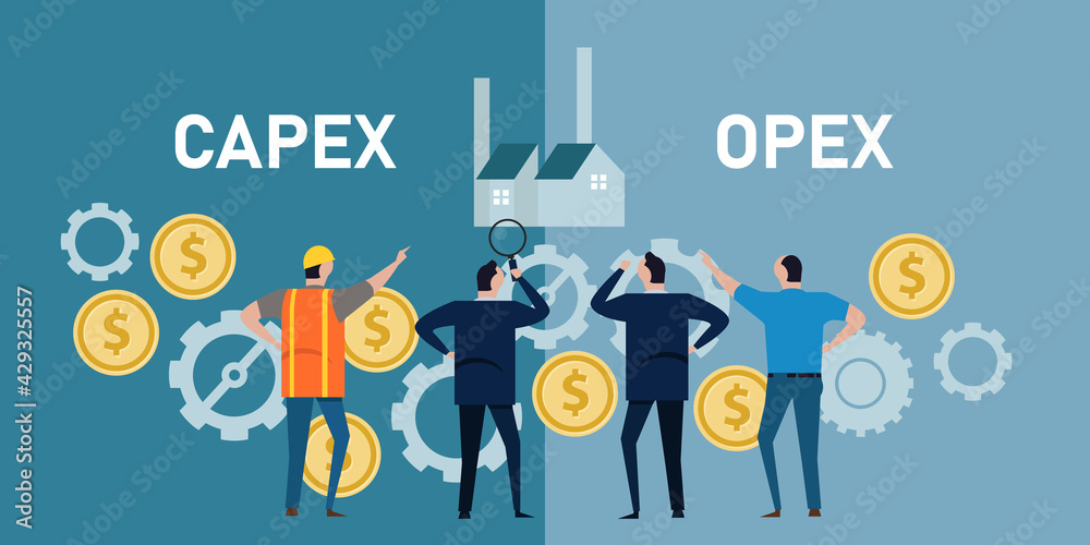 capex opex capital expenditure operation expenses gear coin finace ...