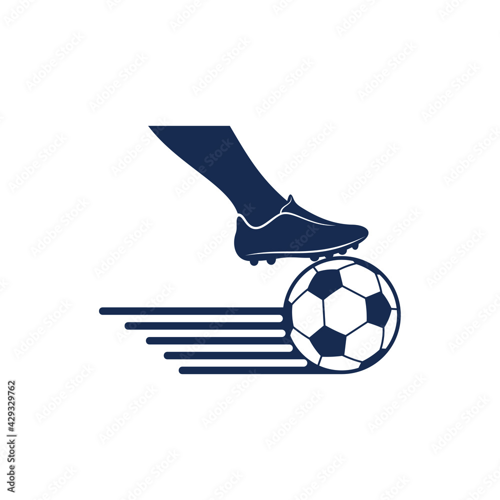Soccer logo design vector illustration, Creative Football logo design ...