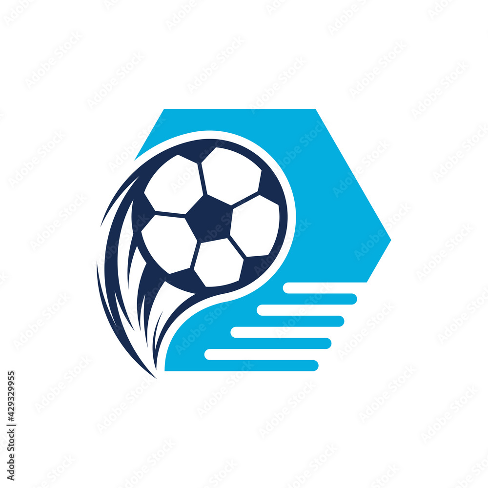 Soccer logo design vector illustration, Creative Football logo design ...