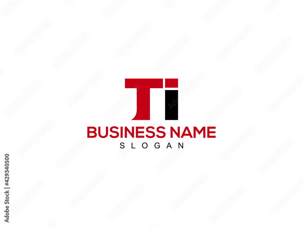 TI Letter Logo, ti logo icon vector for business Stock Vector | Adobe Stock