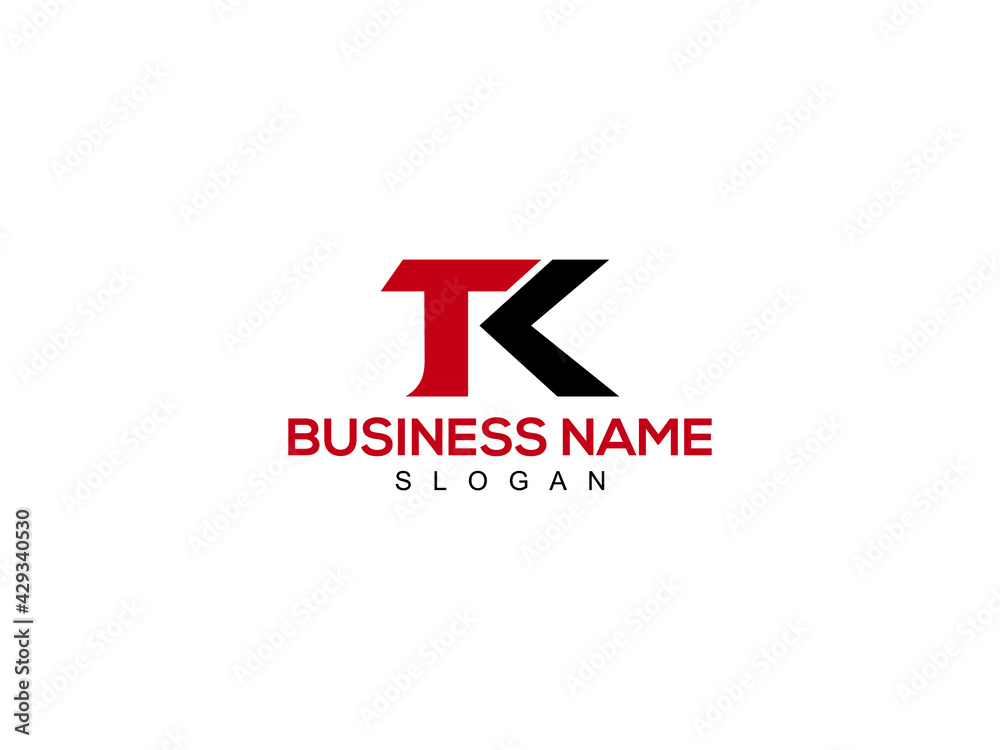 TK Letter Logo, tk logo icon vector for business Stock Vector | Adobe Stock