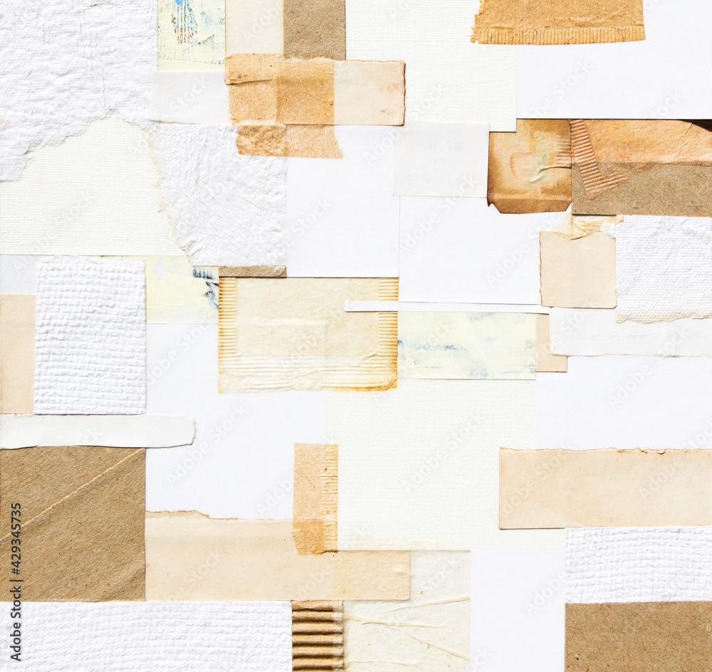 paper texture collage vintage background Stock Photo | Adobe Stock