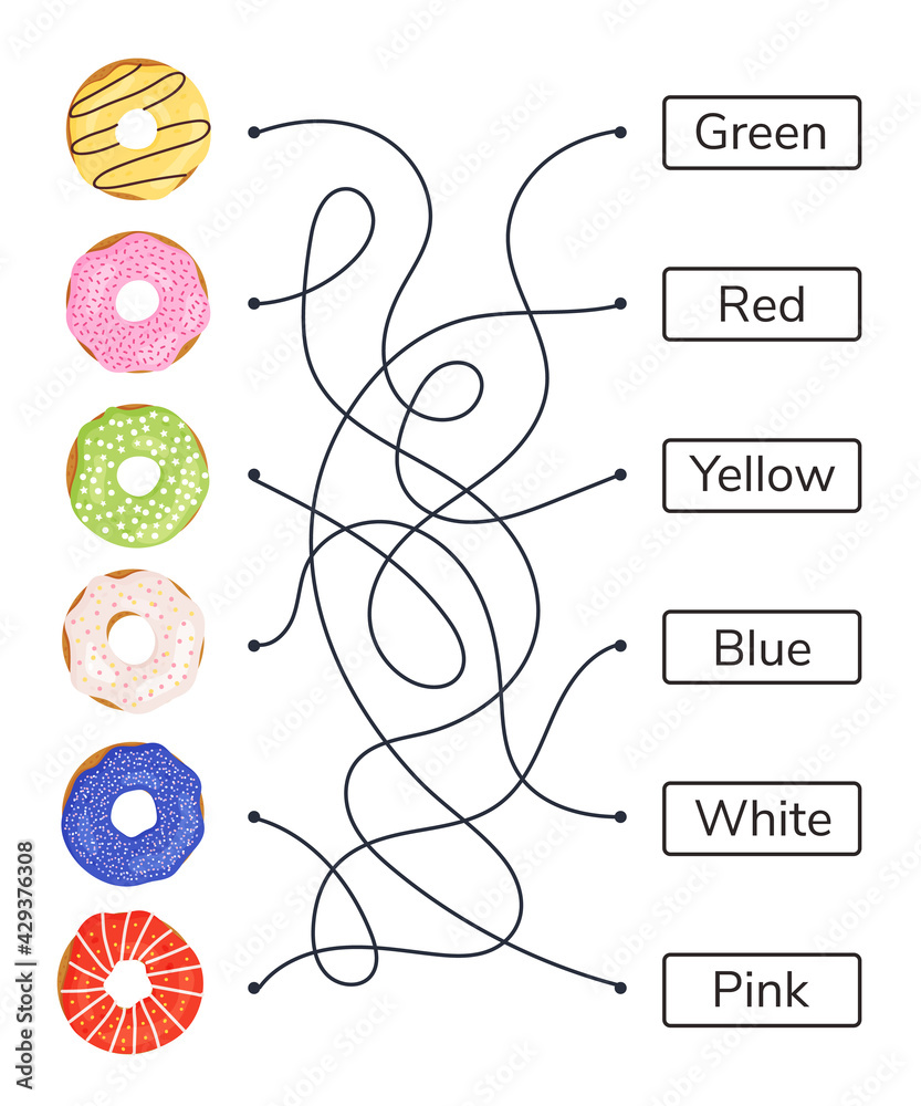 Maze game for kids kindergarten, school and preschool age. labyrinth ...