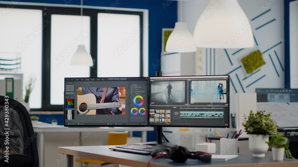 Editing Studio Interior