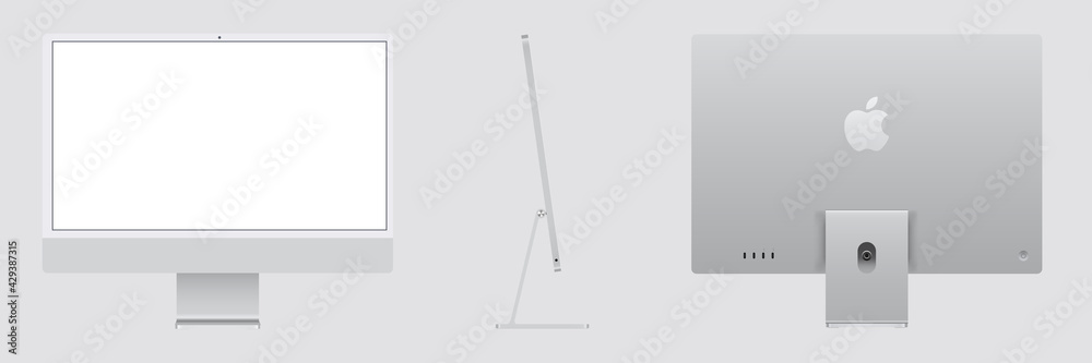 Imac Back Vector