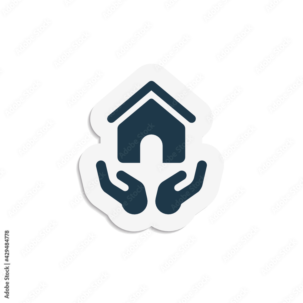 Insurance - App Icon Button Stock Vector | Adobe Stock