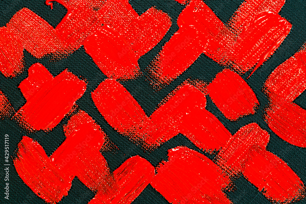 abstract creative background: red spots, strokes and splashes of ...