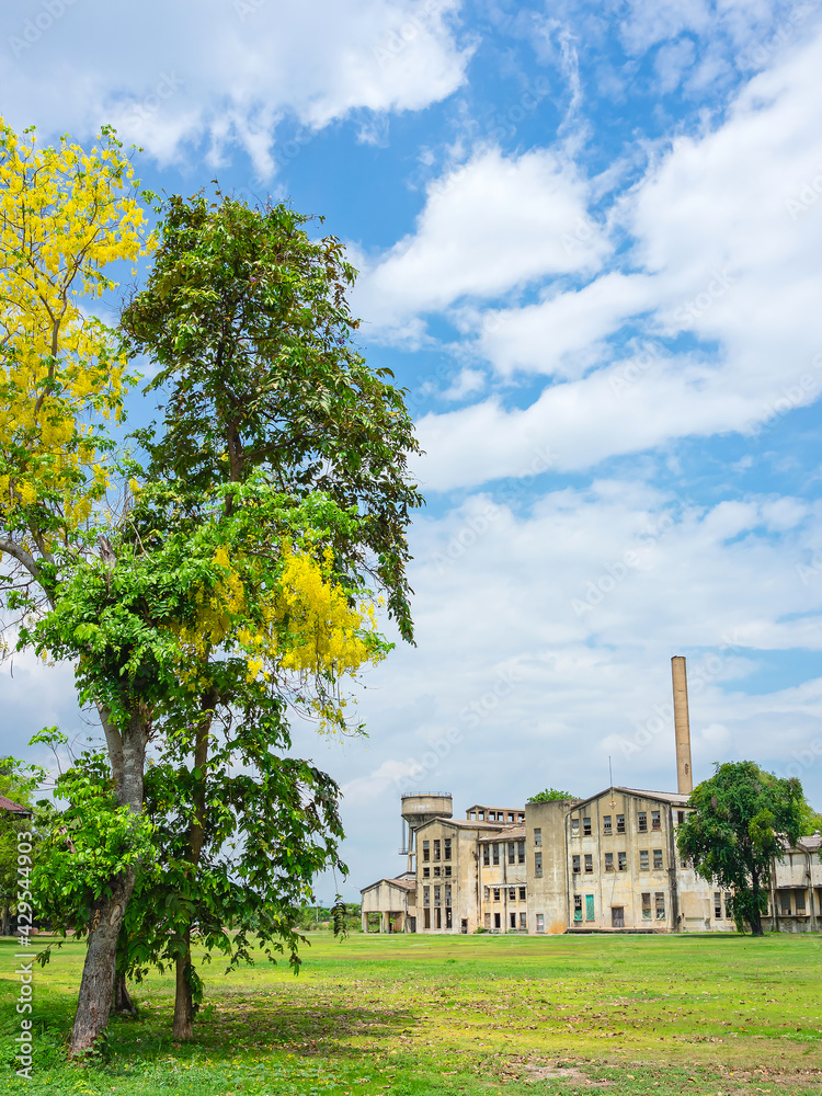 The old paper mill used to produce paper and banknotes during World War ...