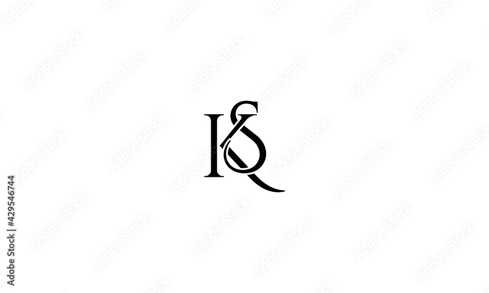 Initial Letter KS Logo Template Design Stock Vector | Adobe Stock