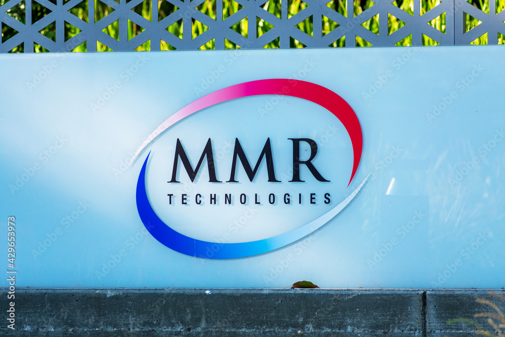 MMR Technologies sign at world headquarters in the heart of Silicon ...