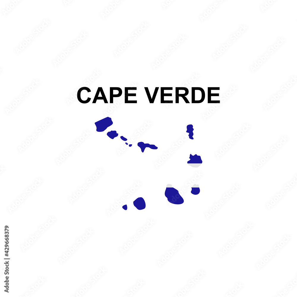 maps of Cape Verde icon vector sign symbol Stock Vector | Adobe Stock