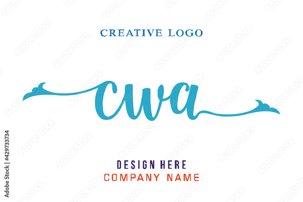 CWA lettering logo is simple, easy to understand and authoritative ...