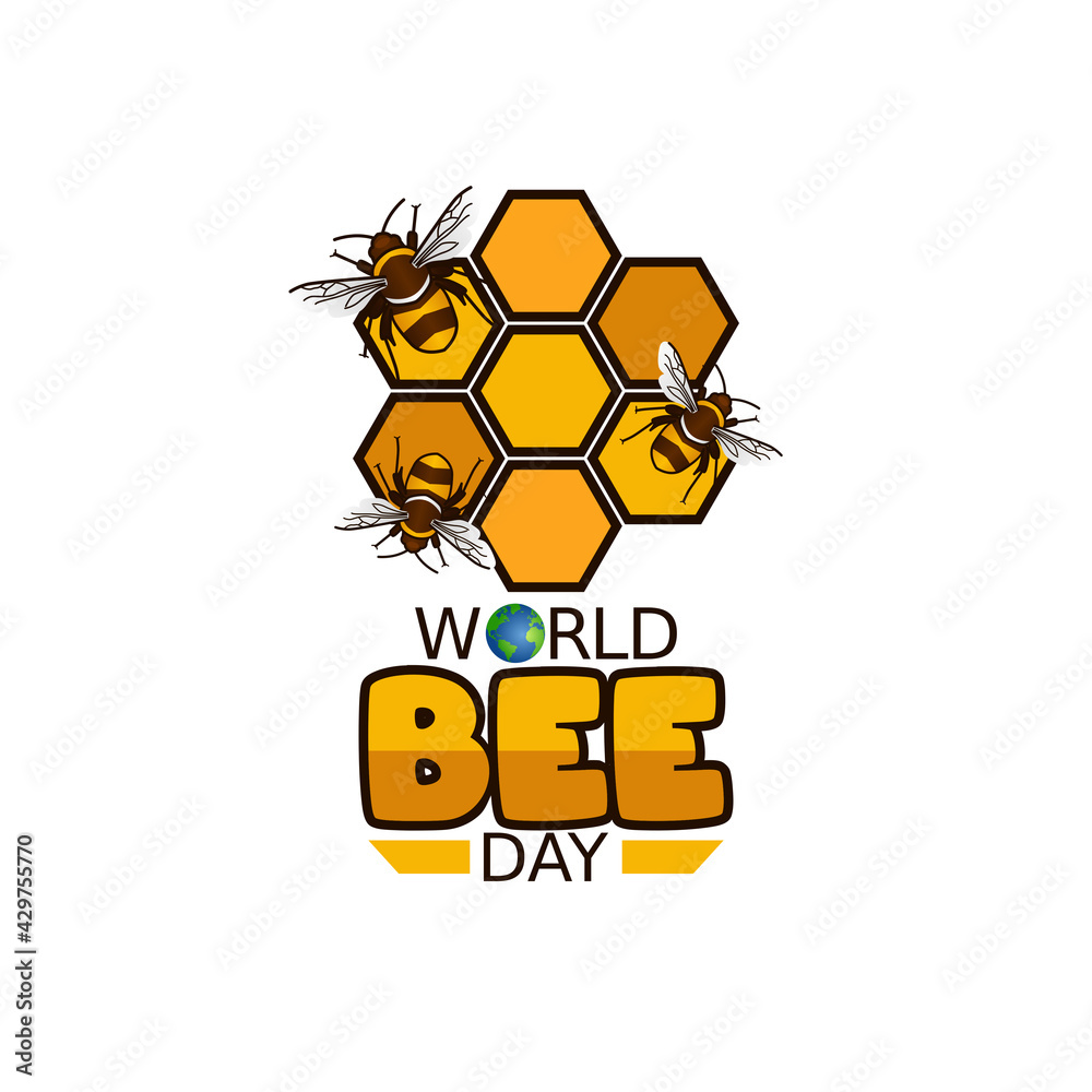 vector graphic of world bee day good for world bee day celebration ...