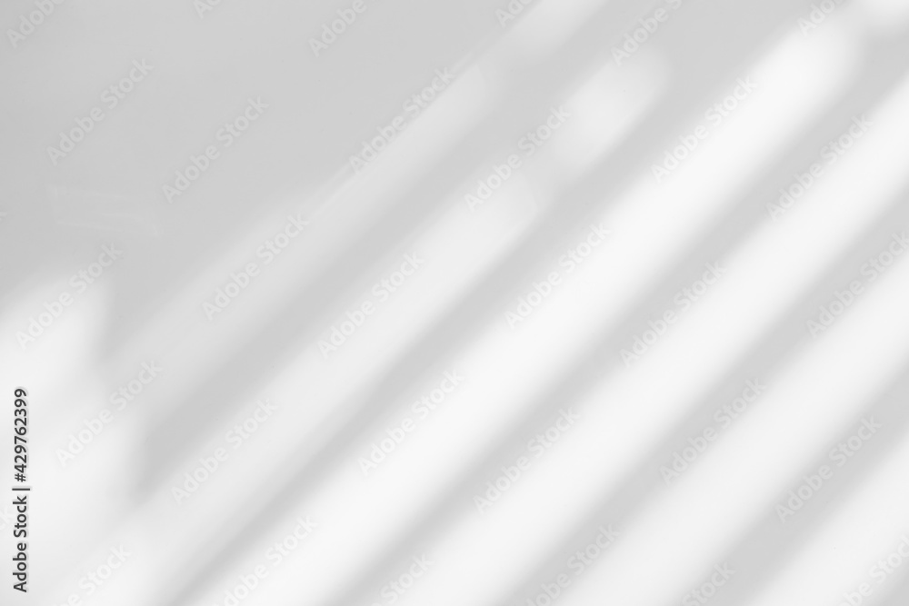 Abstract shadow and striped diagonal light blur background on white ...