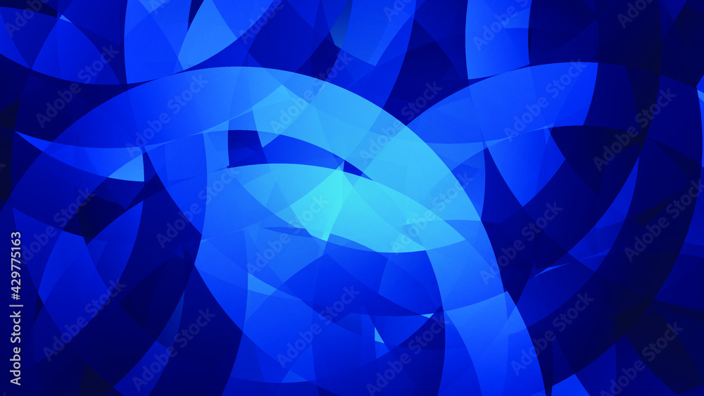 Abstract Blue Circle textured of geometric shapes Pattern. Circle ...