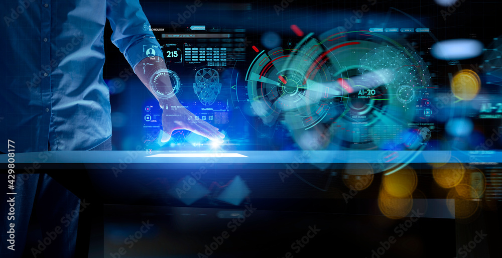 Futuristic Touch Screen