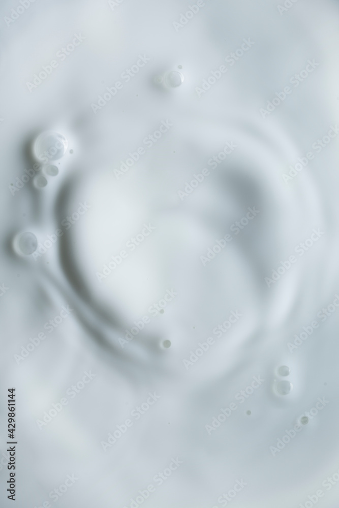 Milky cosmetic cream texture background Stock Photo | Adobe Stock