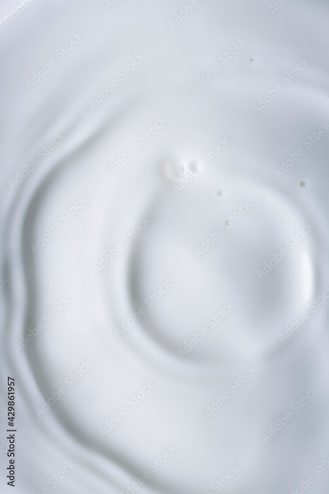 Milky cosmetic cream texture background Stock Photo | Adobe Stock