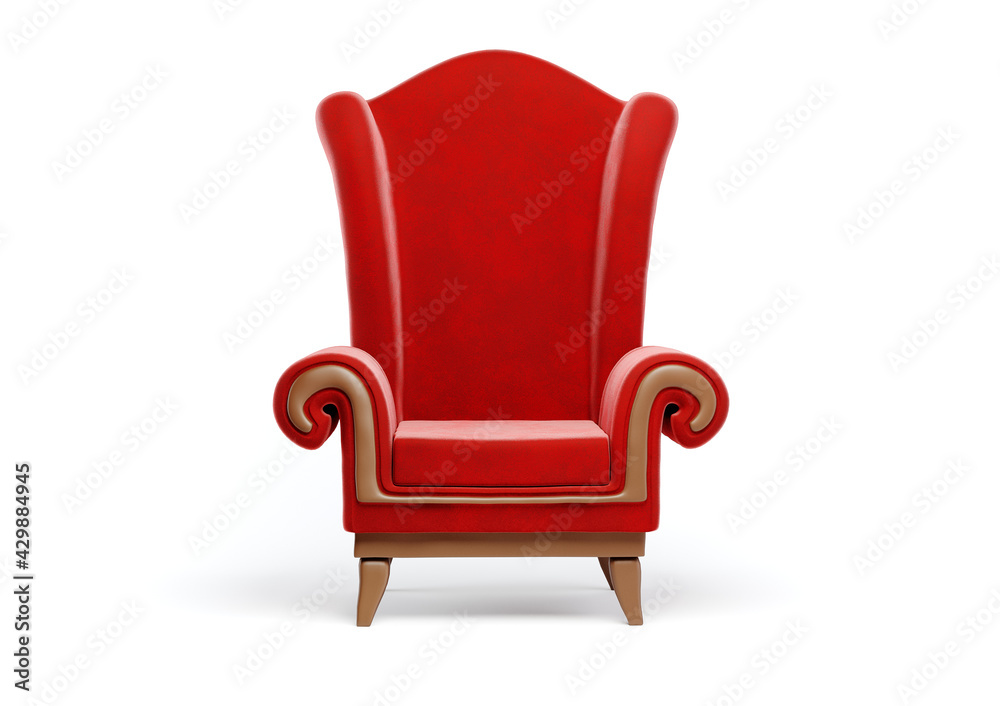 Santa Claus rocking chair ready for Christmas Holiday interior design ...