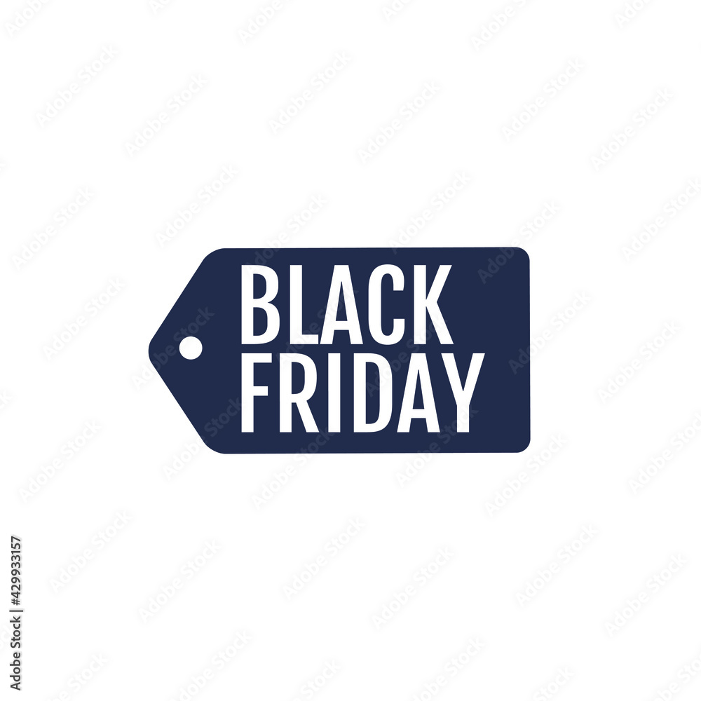 Black Friday tag template badge icon. Shop symbol design for logo ...